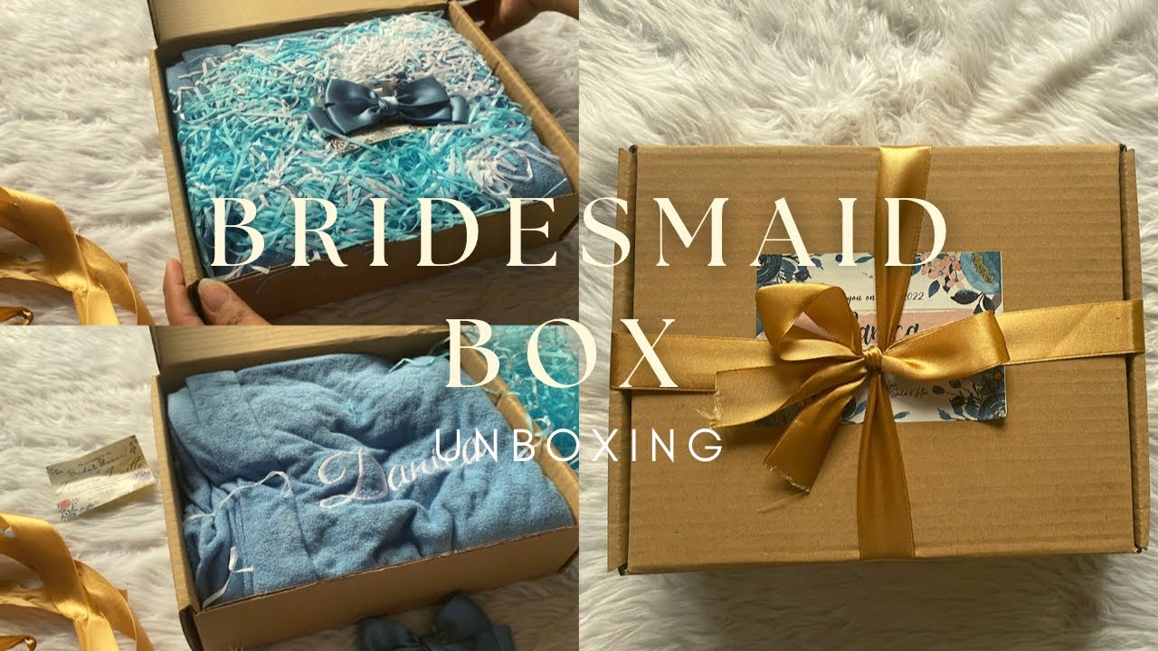 UNBOXING MY BRIDESMAID BOX | DANICA LINGAN - YouTube