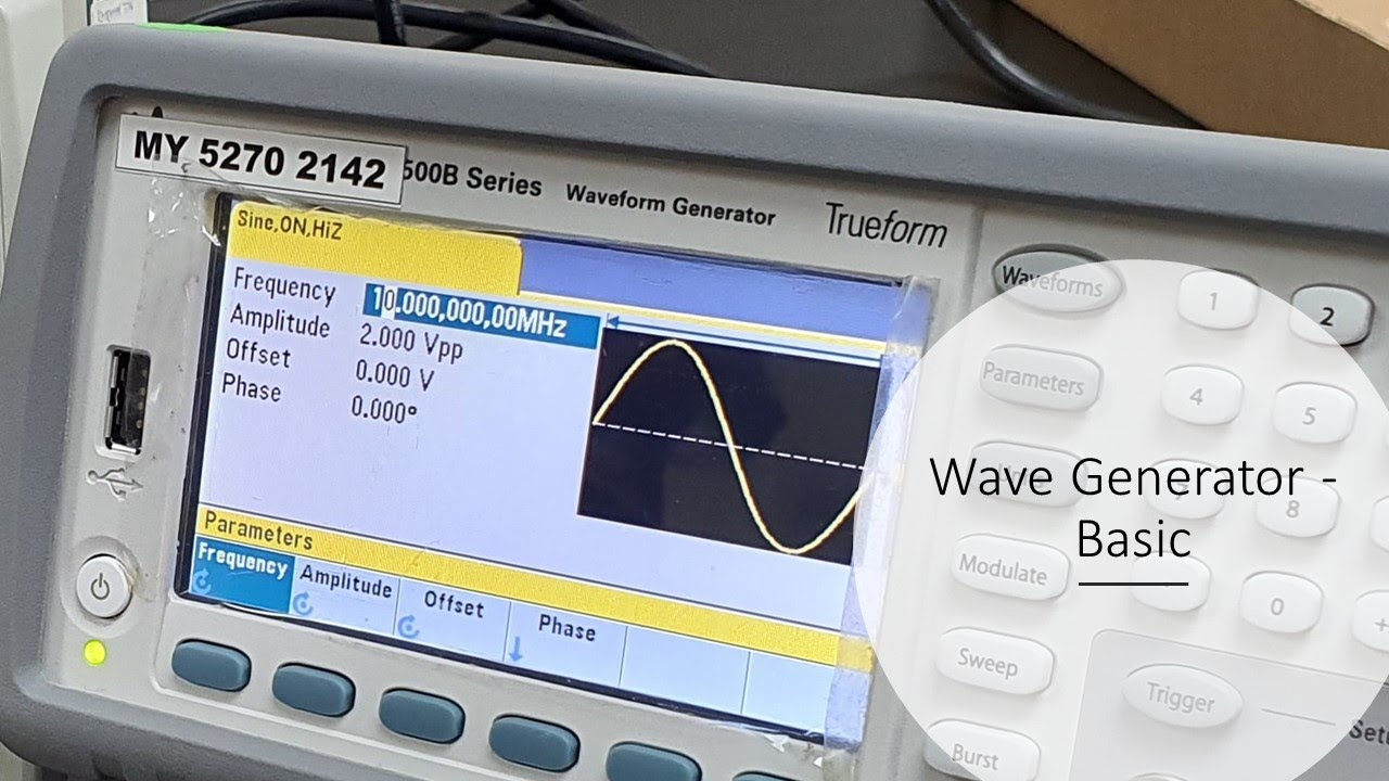 basic wave generator part 1(subs) - YouTube