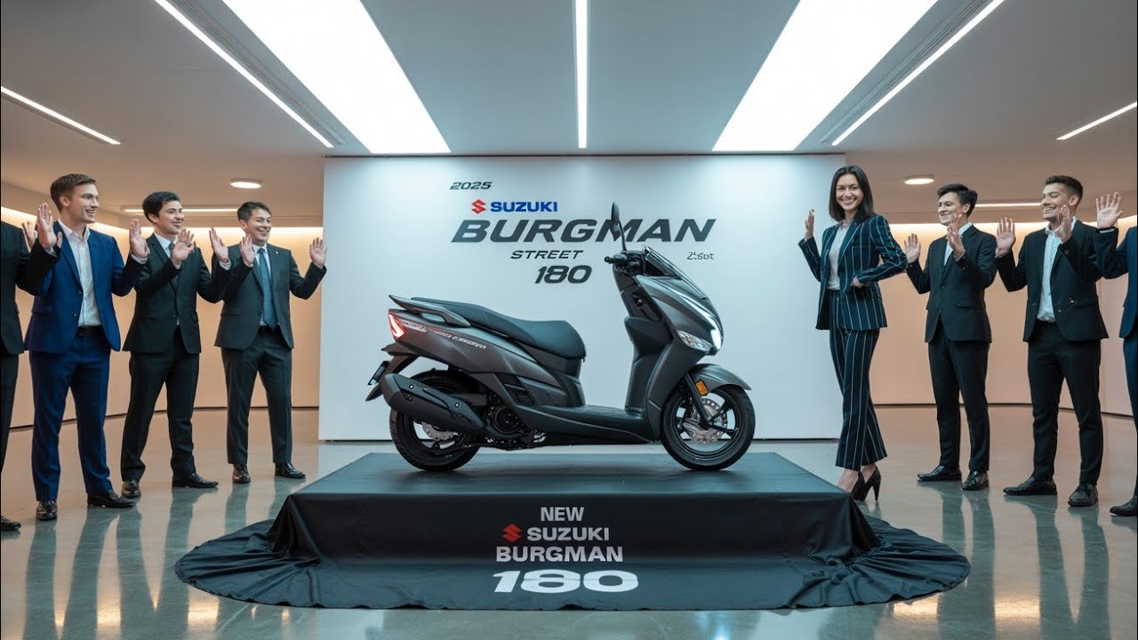 New Suzuki Burgman Street 180 (2025) Finally Launched! | Full Specs ...