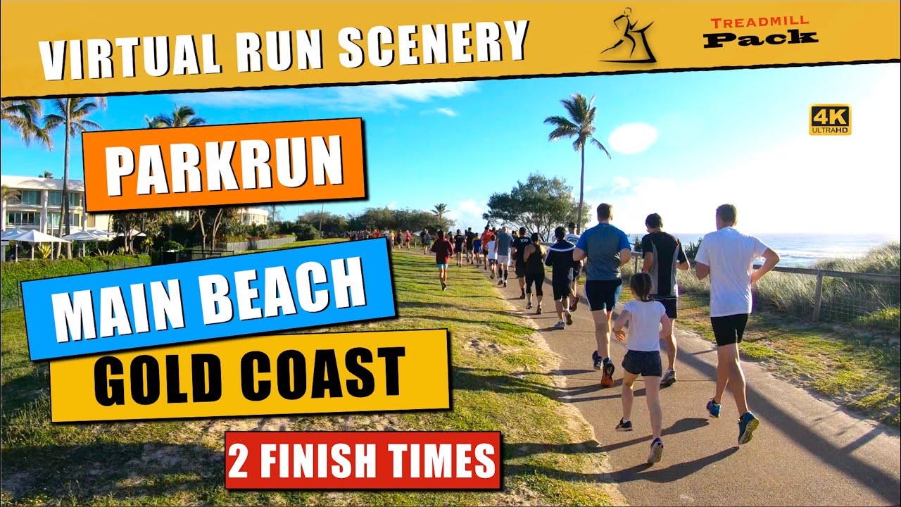 Virtual Run Parkrun Main Beach, Gold Coast Australia | 2 Finish Times ...