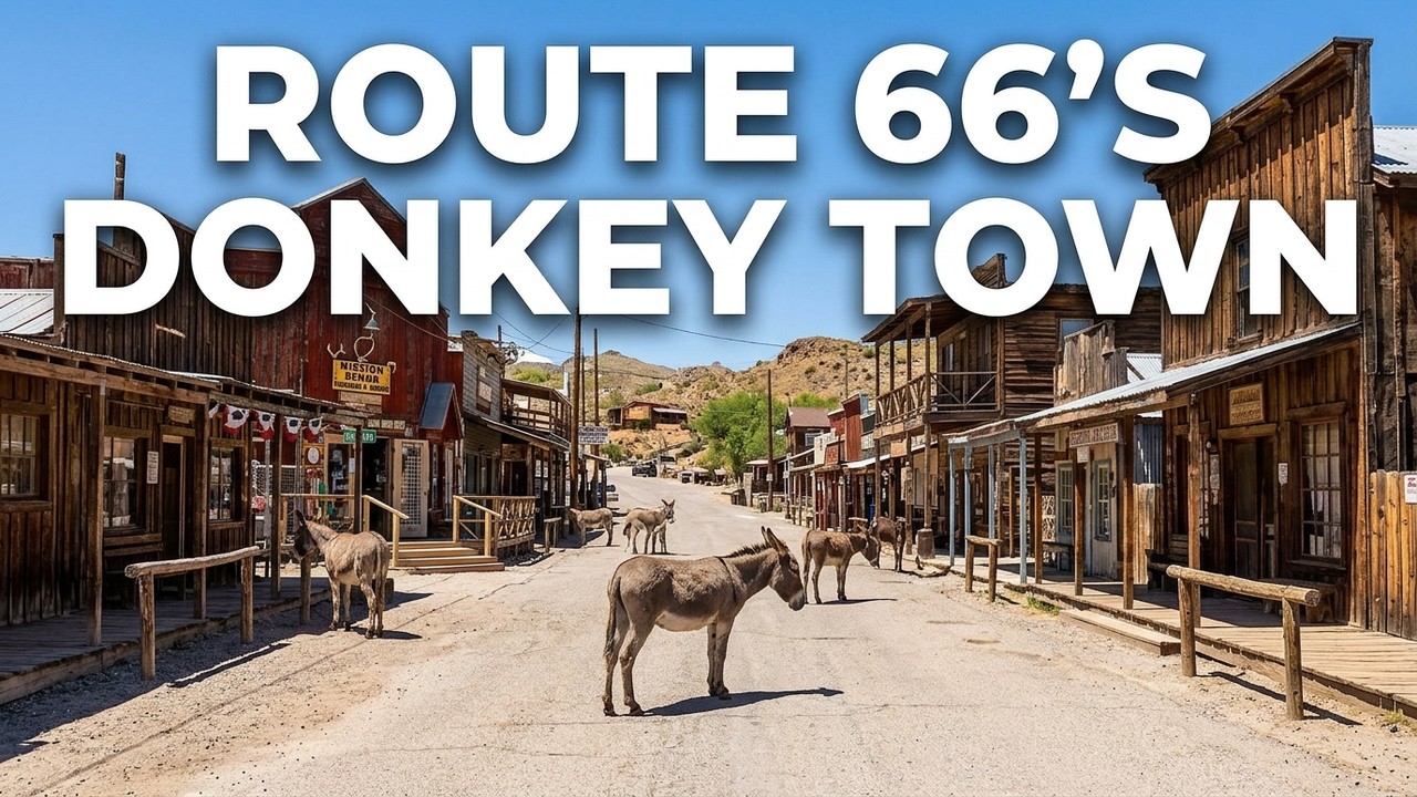 The Strangest Town on Route 66 Has Four-Legged Mayors - YouTube