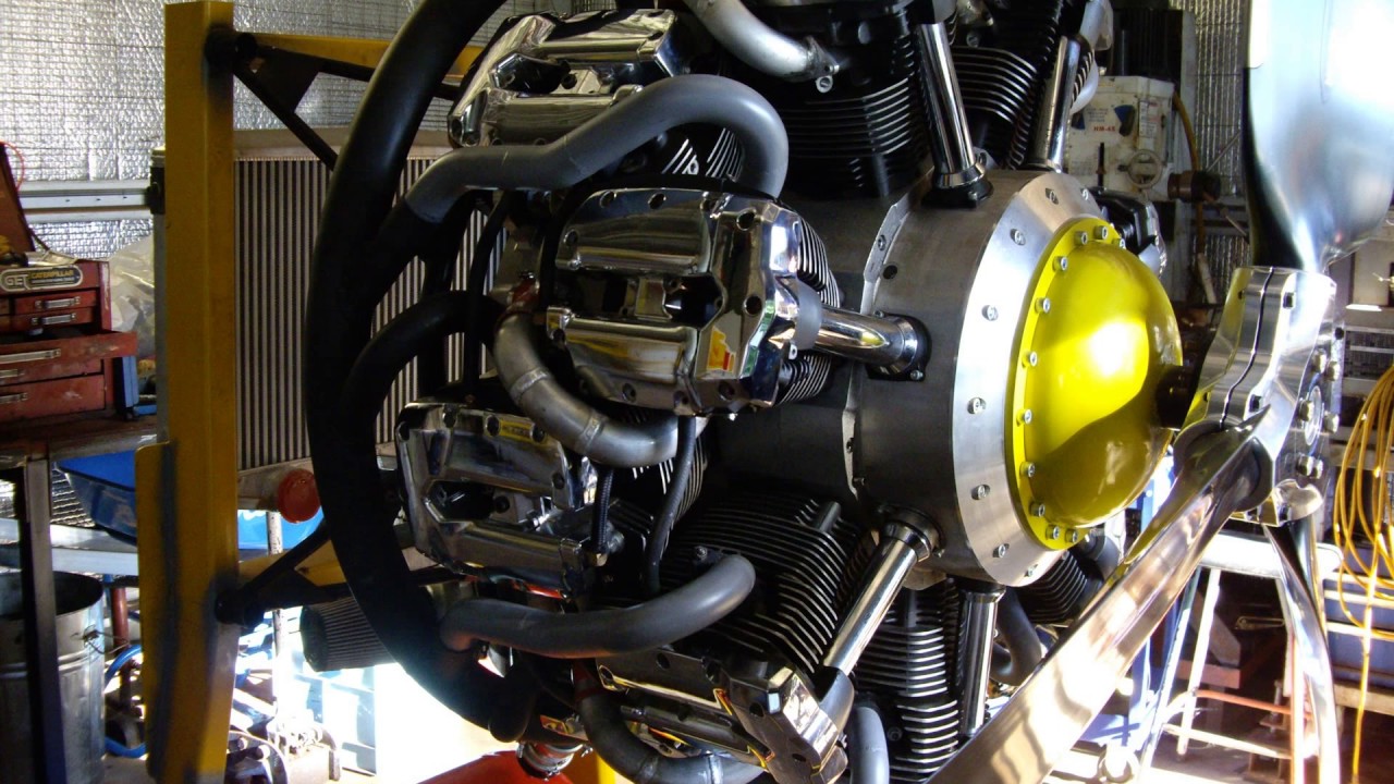 Home build radial engines - YouTube