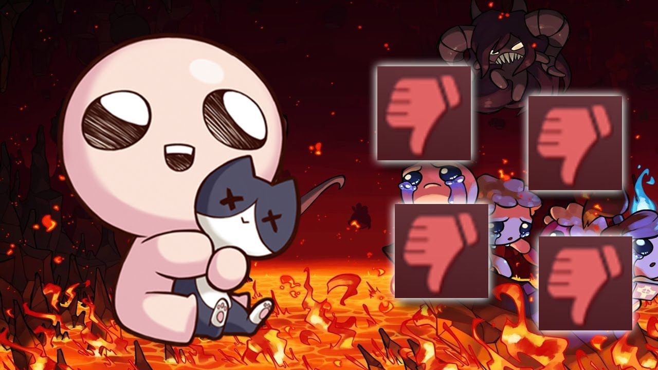 Leyendo Reseñas NEGATIVAS de The Binding of Isaac - YouTube