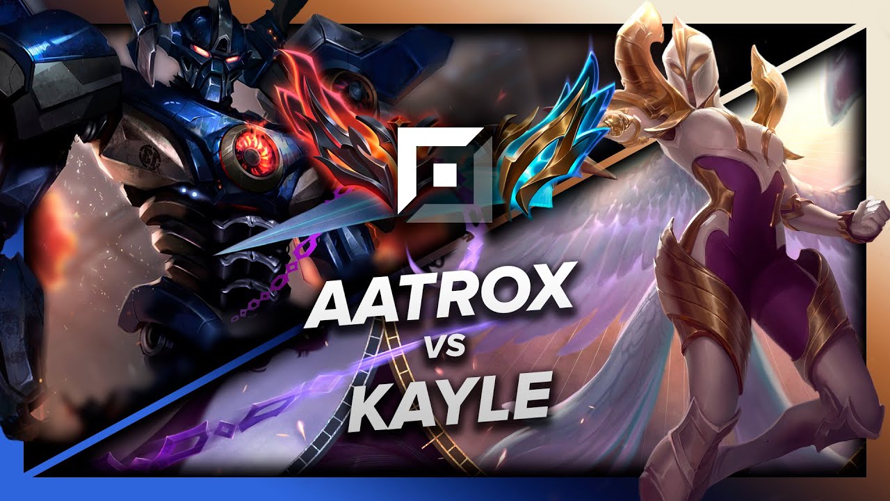 COMO JOGAR DE AATROX NAS TEAM FIGHTS? | AATROX VS KAYLE TOP CHALLENGER ...