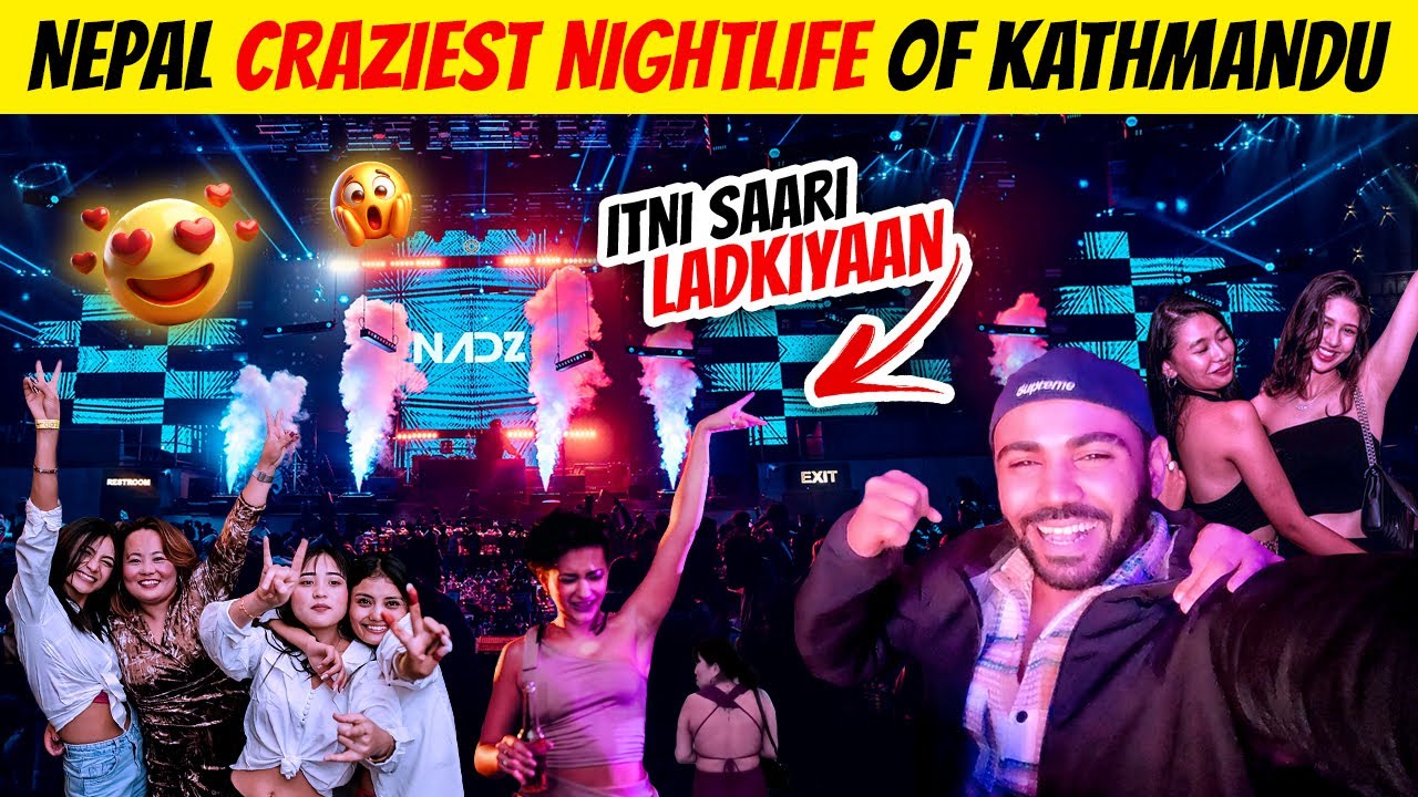 Nepal Nightlife In Kathmandu | Thamel Nightlife | Nepal Tour - YouTube