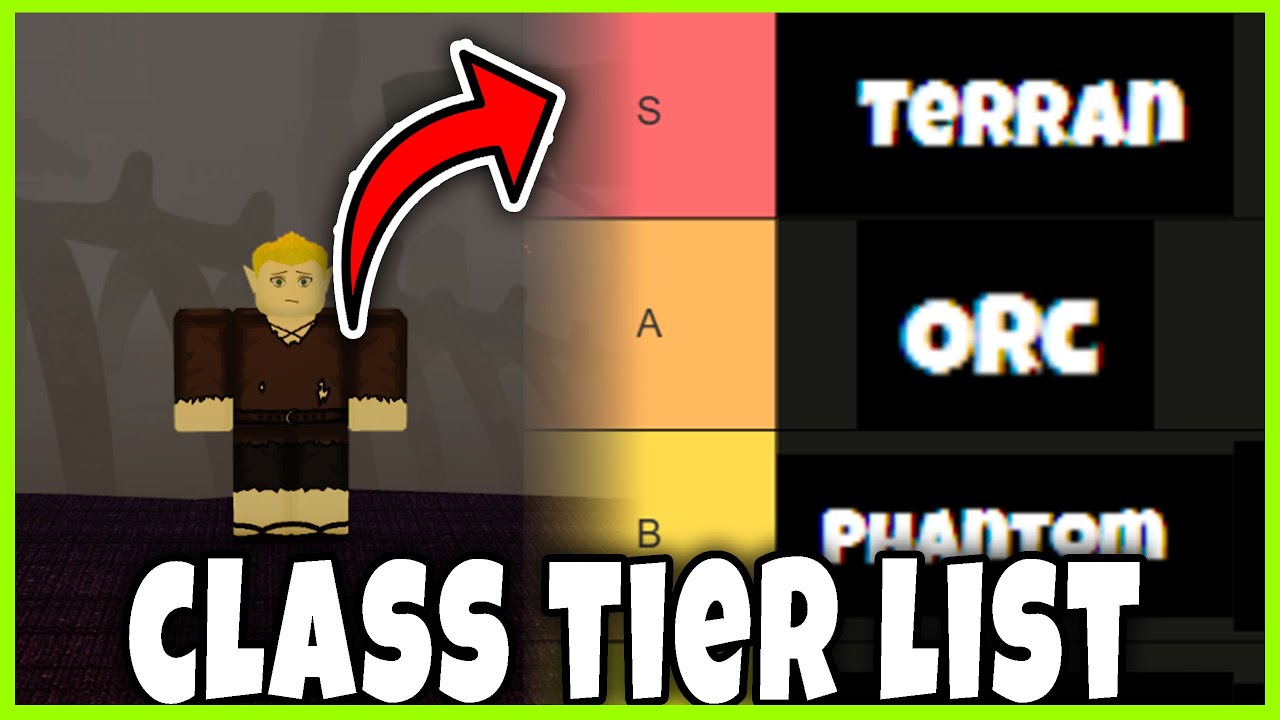 RACE CLASS TIER LIST (CLASSIESS TIER LIST) [ROGUEBLOX] - Roblox - YouTube