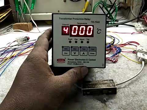 PECON TR 7544 and TR 7546 : seting of alarm trip & fan - YouTube