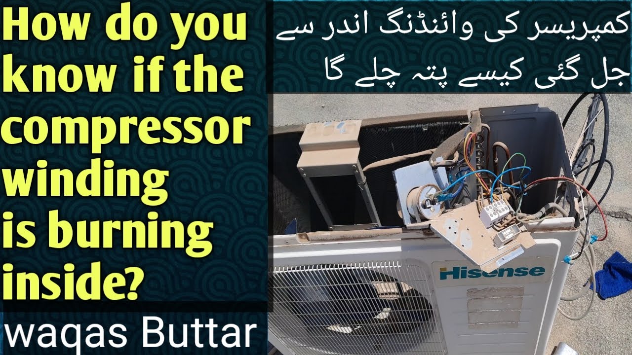 How to check compressor winding for ground air conditioner - YouTube