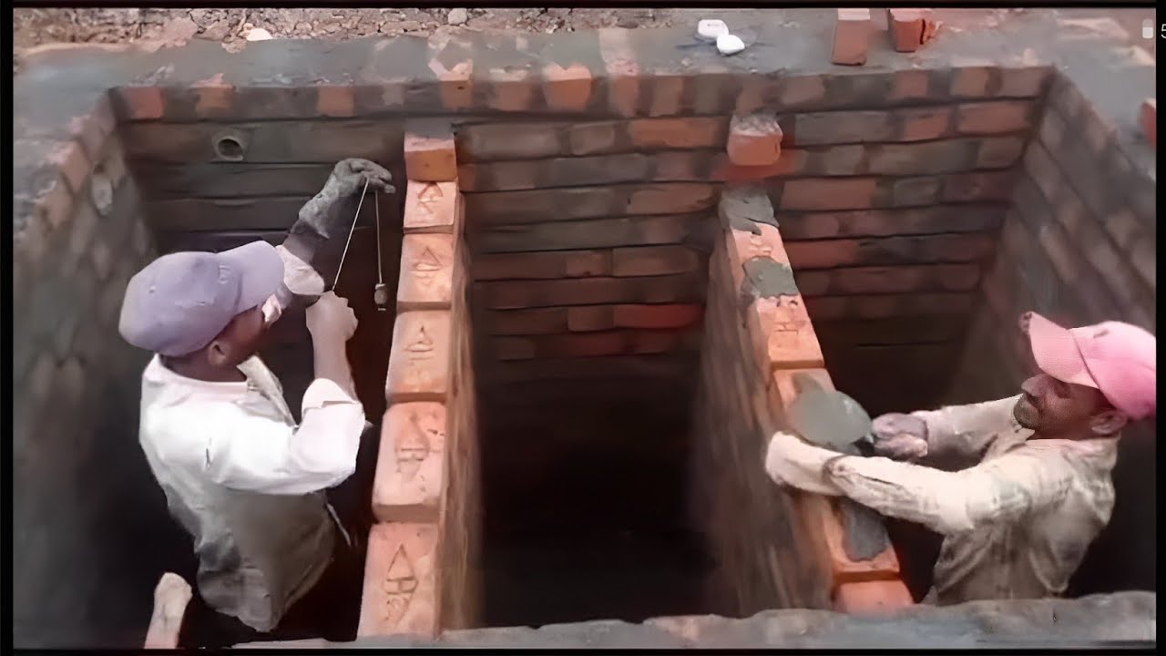 amazing septic tank construction techniques | septic tank construction ...