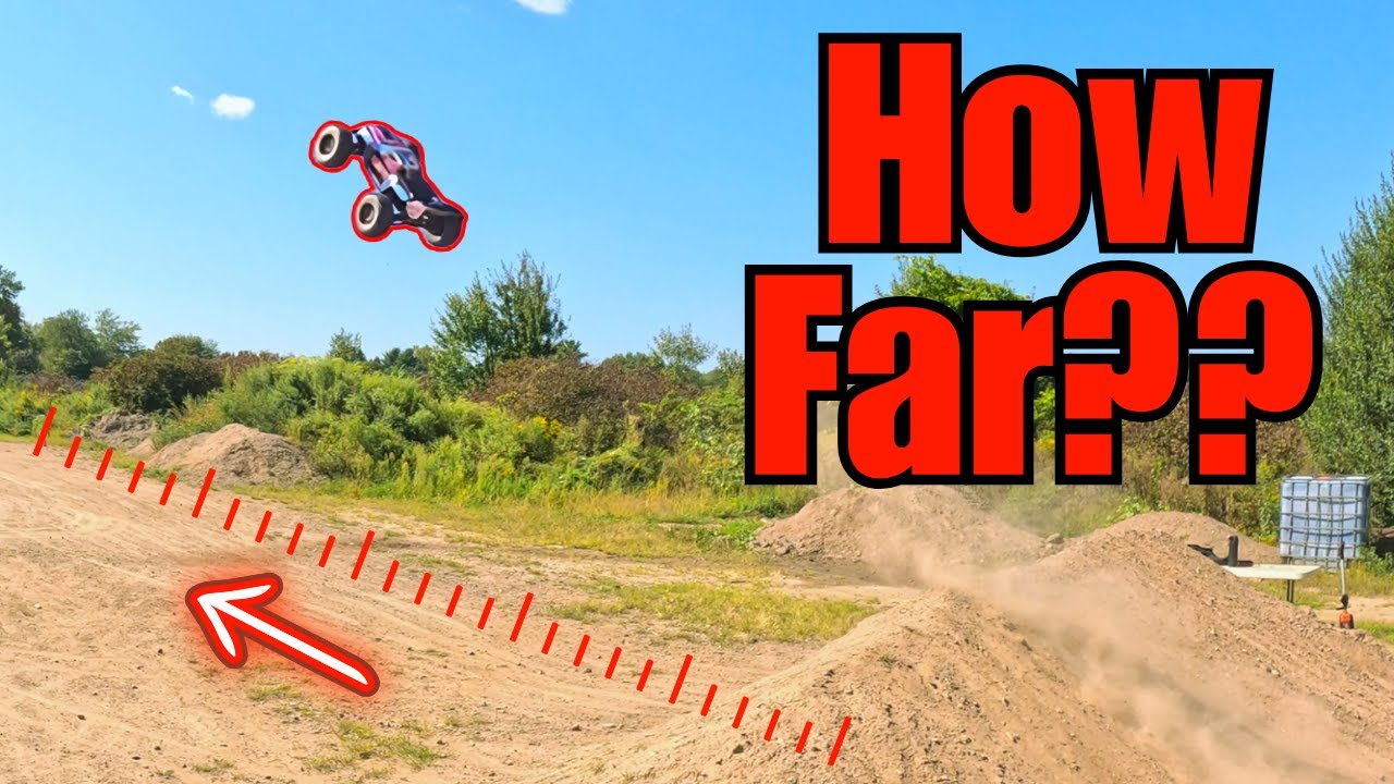 Measured! RC Jump Distance Test – Which Kraton Goes Farthest? - YouTube