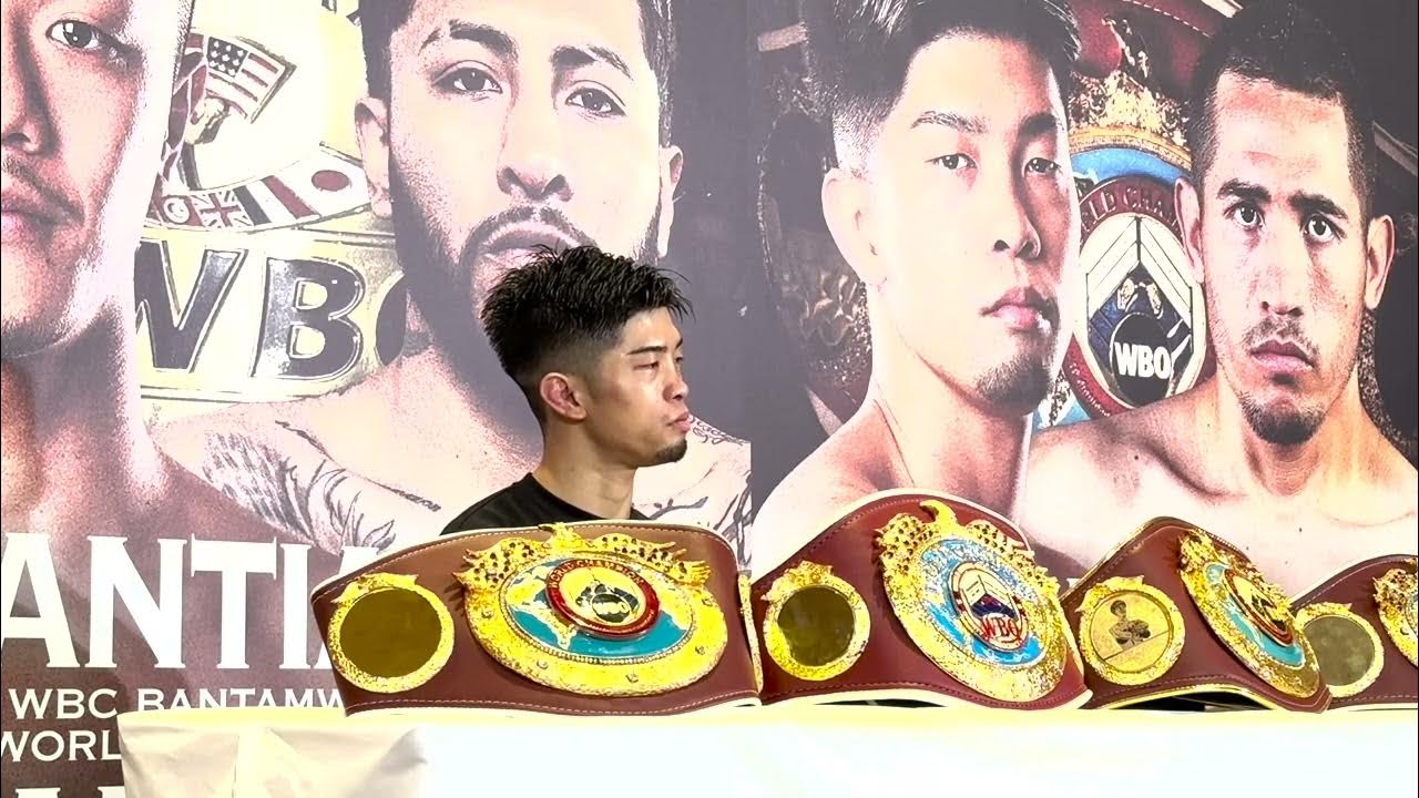 【ボクシング会見】4階級制覇を果たした田中恒成「koで勝ちたかった」 Youtube