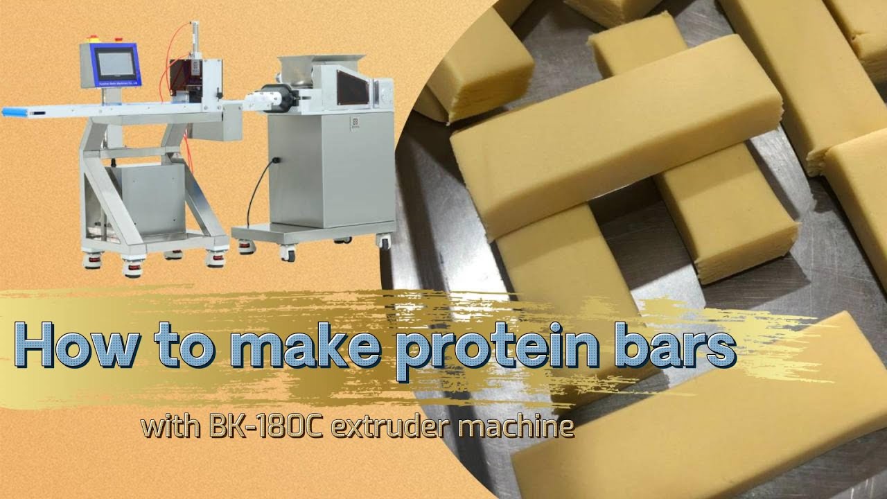 How To Make Protein Bars With BK-180C Extruder Machine 2023(Energy Bar ...