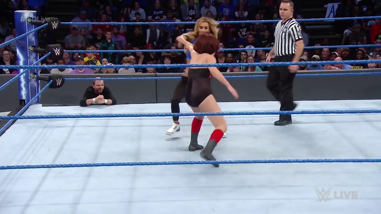 Carmella vs. CJ Lunde: SmackDown LIVE, Jan. 10, 2017 - YouTube