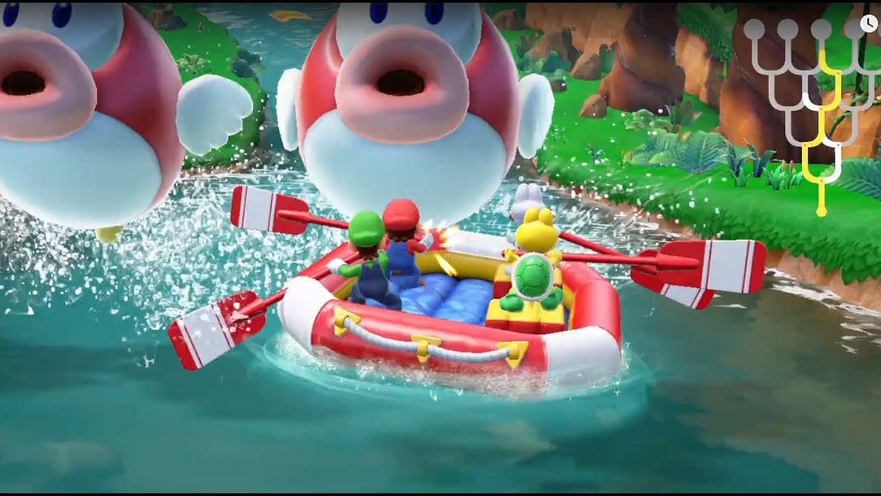 【SUPER MARIO PARTY】 River Survival Mode & Minigames Play Video スーパーマリオ ...