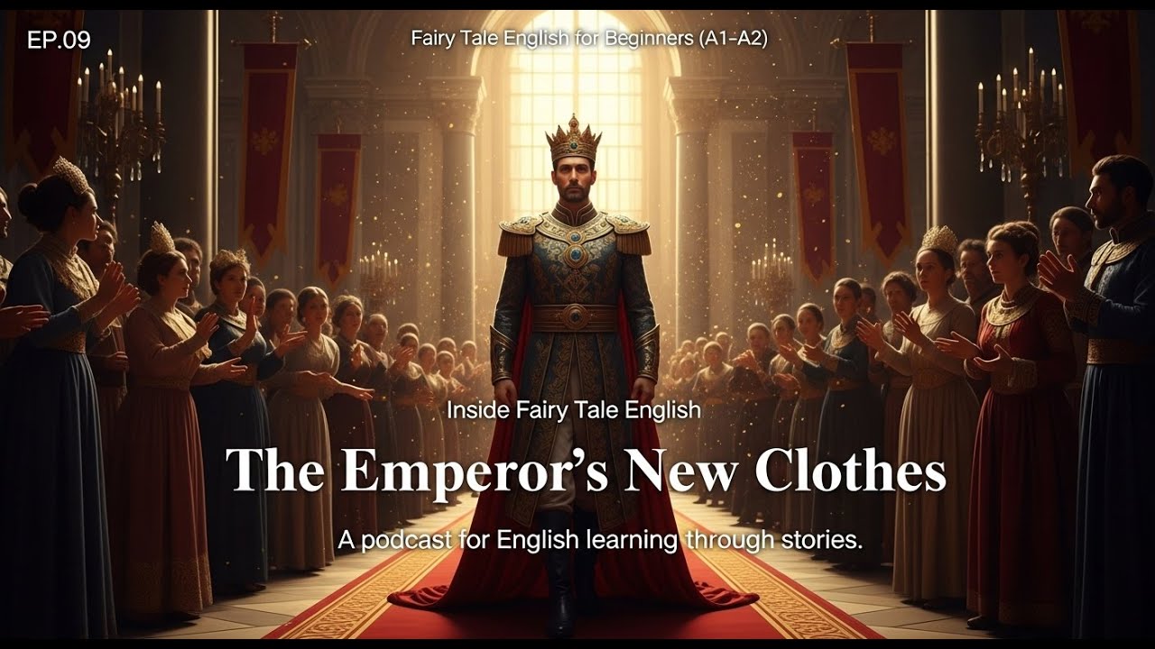 EP.09 The Emperor's New Clothes | Learn English Through Fairy Tales (A1 ...