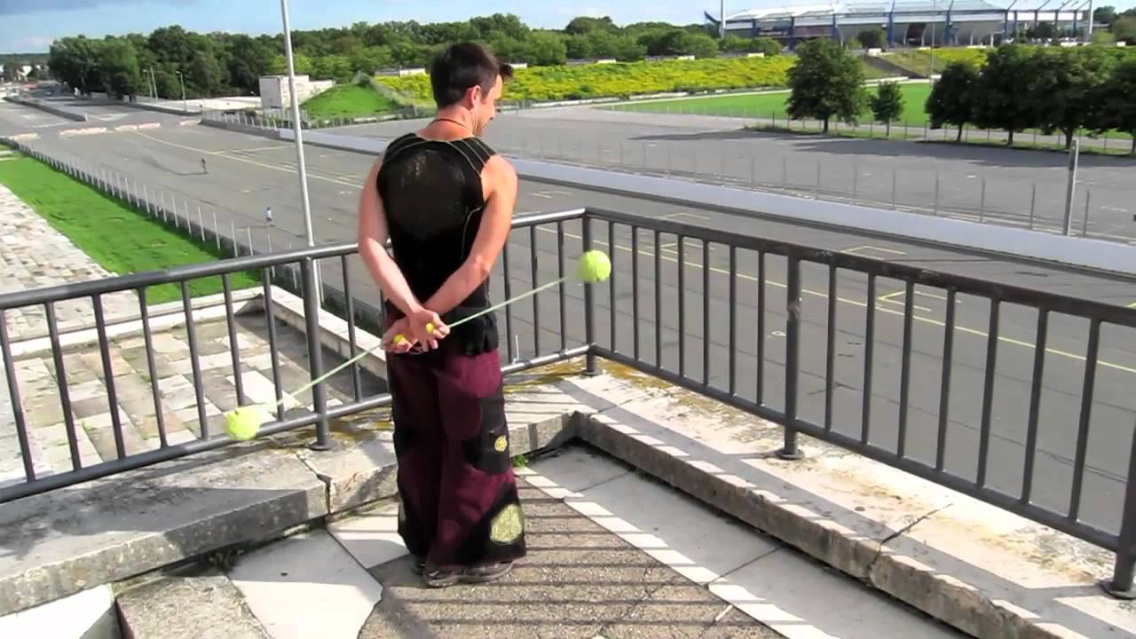 Poi Spinning Lesson: Turning with Behind the Back Weaves - YouTube