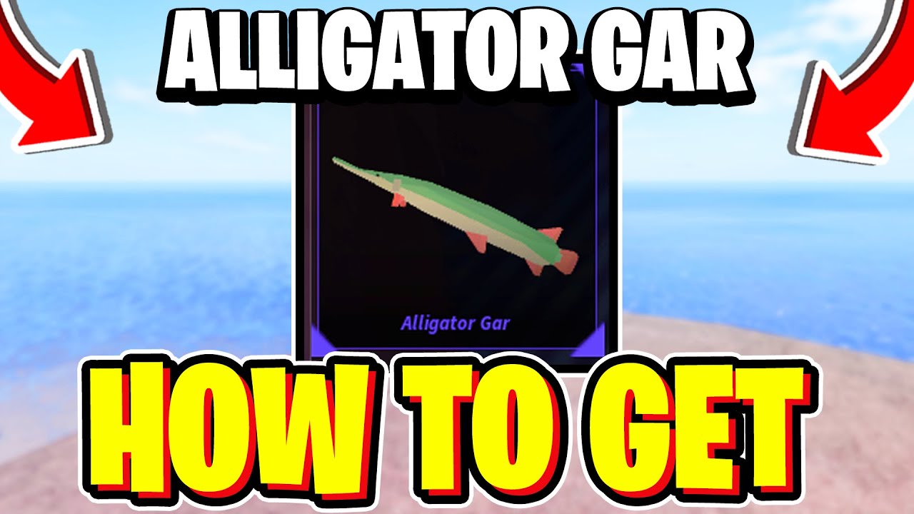 How To CATCH ALLIGATOR GAR In Fisch! Roblox (Alligator Gar Location ...