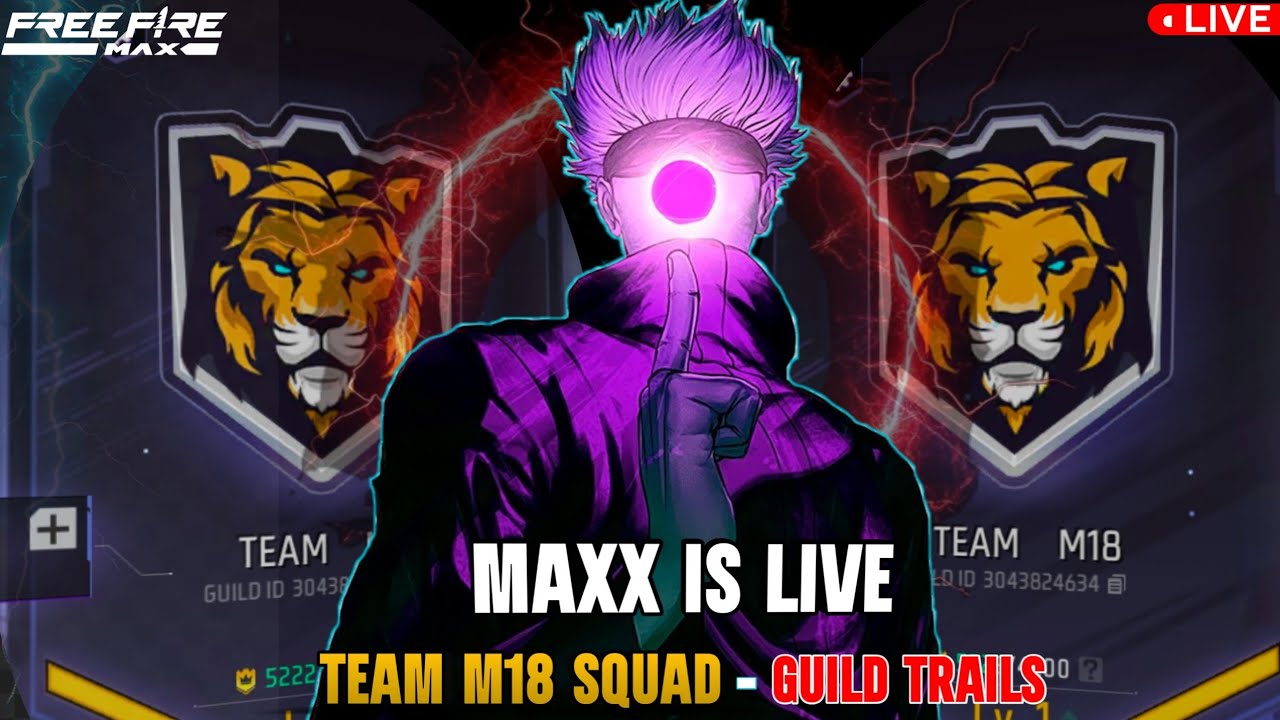 RANK PUSH LIVE FREE FIRE / FUN ROOMS #M18 - YouTube