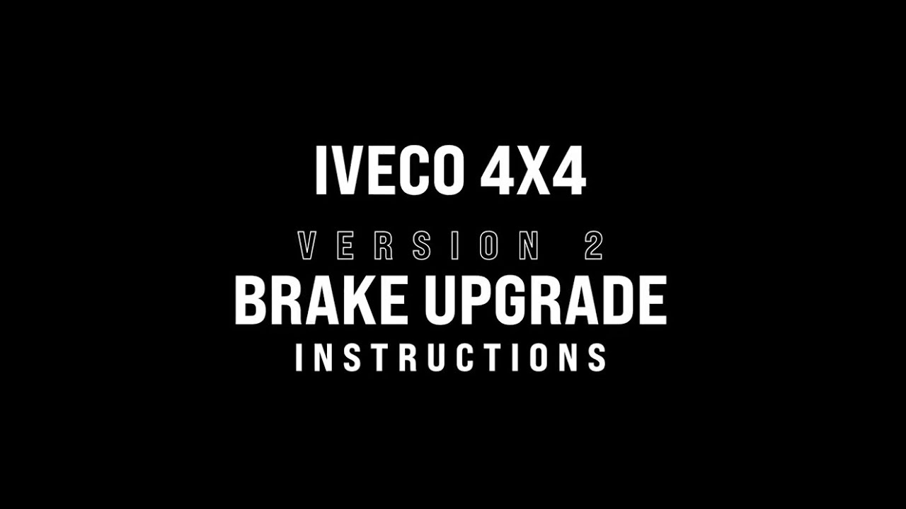 Iveco 4x4 Brake Upgrade Kit Version 2 - YouTube