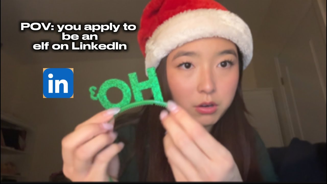 pov u apply to be an elf on linkedin - YouTube