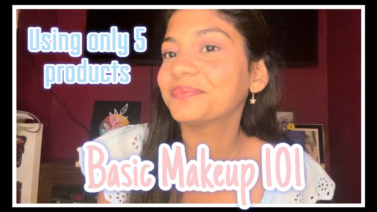 Everyday Basic Makeup look using only 5 affordable Products #youtube - YouTube