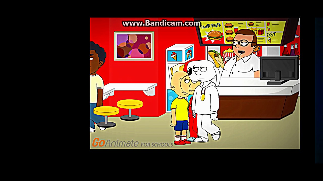 caillou gets fat/ grounded - YouTube