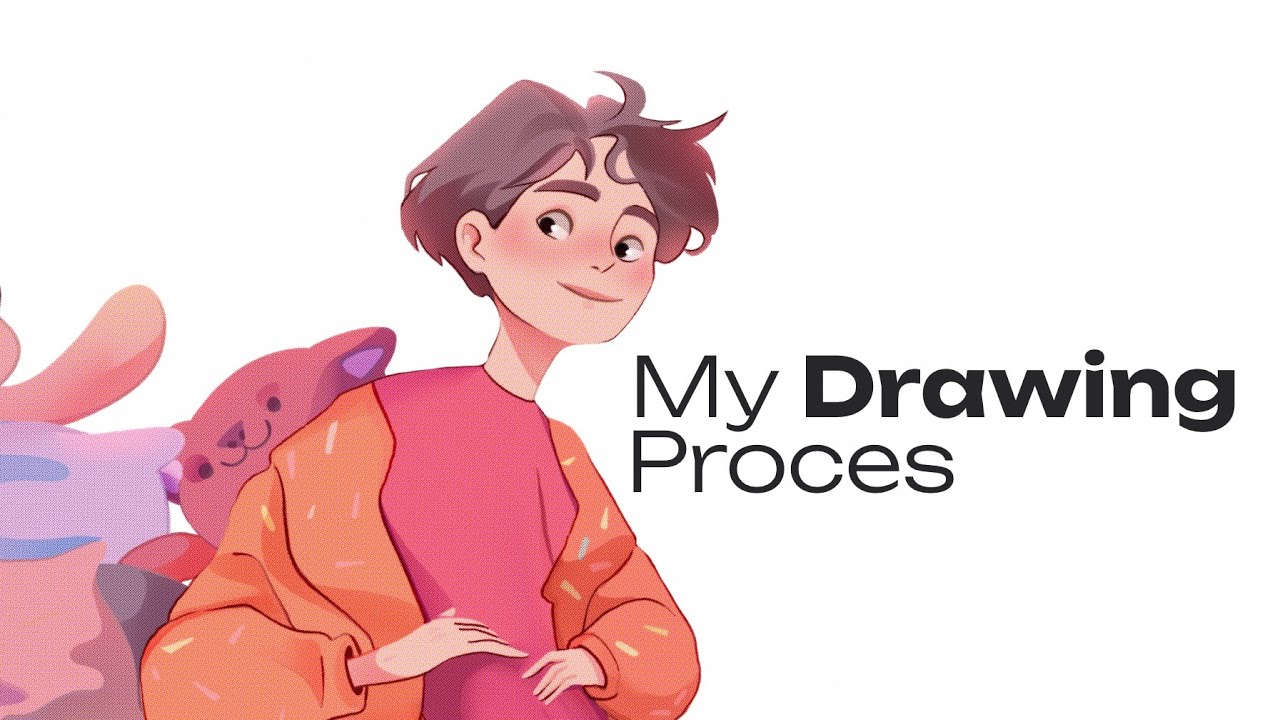 How I Use Illustrations in my Designs|My drawing Process|Digital art ...