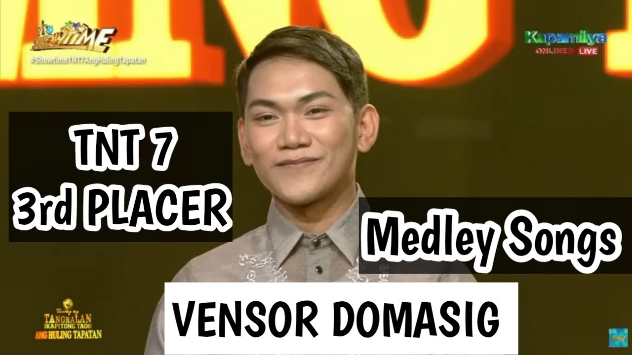 VENSOR DOMASIG TNT7 (3RD PLACER) (MEDLEY SONGS) JANUARY 27 2024 GRAND ...