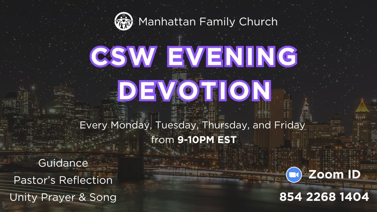 MFC Evening Devotion Prayer Vigil 09/30/24 - YouTube