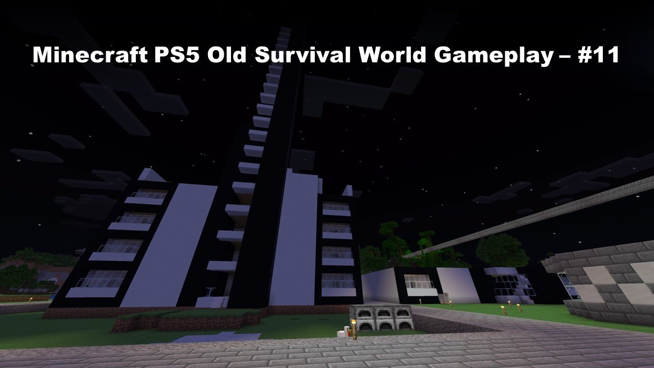 Minecraft PS5 (Bedrock) Old Survival World Gameplay - #11 Resources ...
