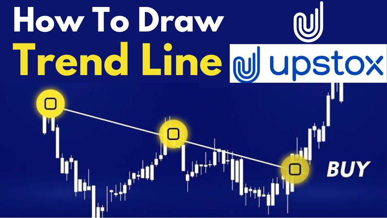 How to Draw Trend Line in UPSTOX for Beginners !! #stockmarket - YouTube
