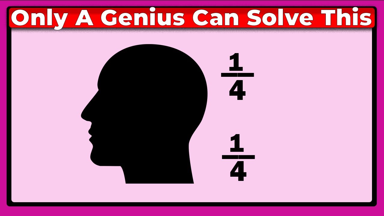 20 Hard Brain Teasers That Will Boost Your Thinking, only a GENIUS can ...