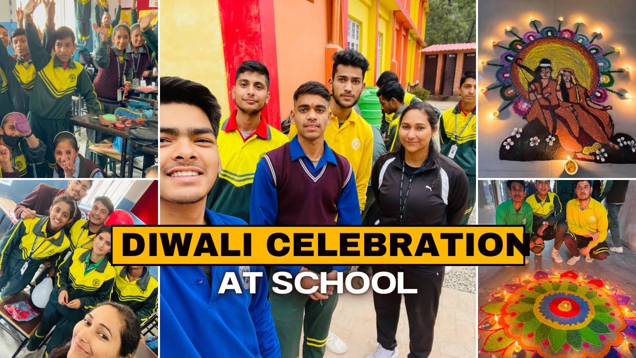 Diwali Celebration In Mumma’s School || Rangoli Competition || Door ...