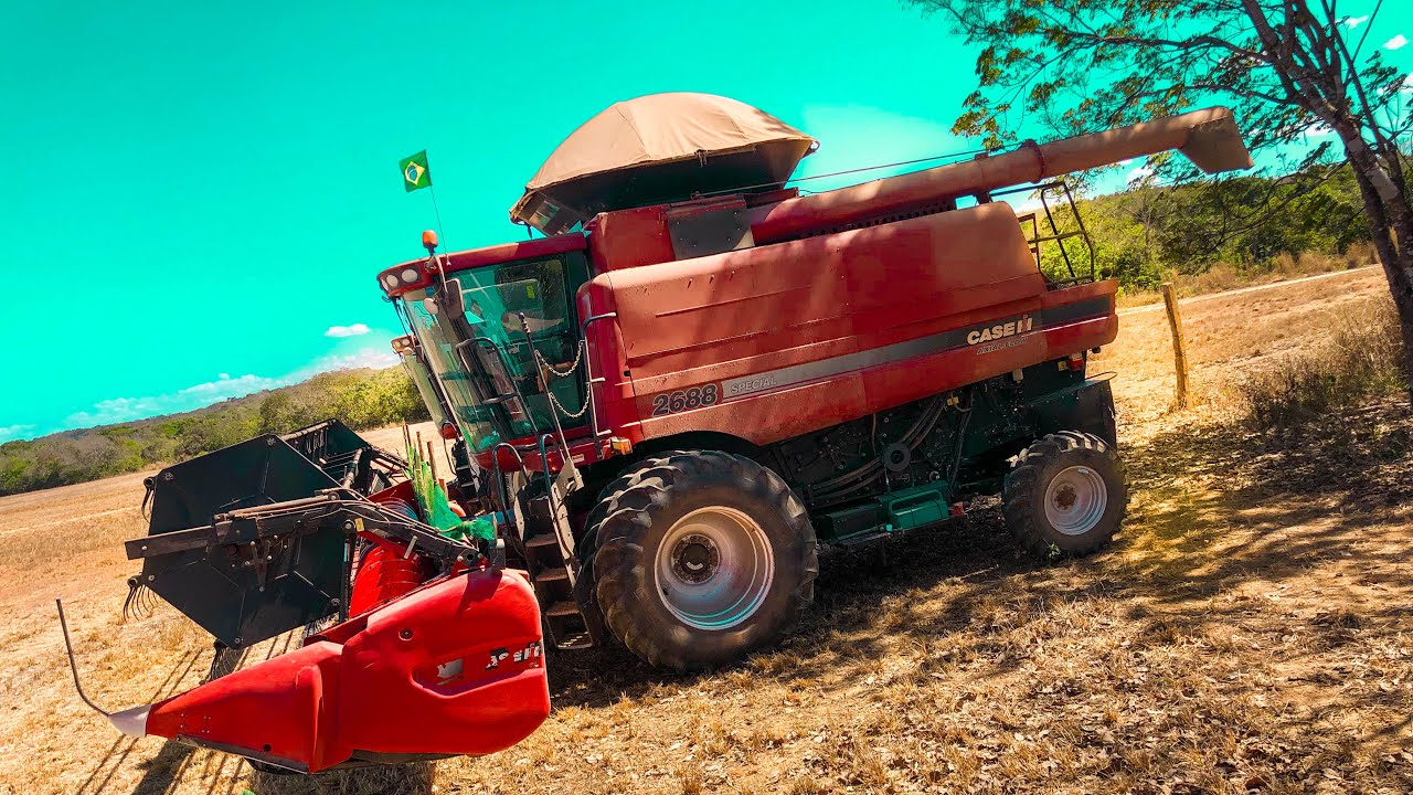 TODOS OS DETALHES DA COLHEITADEIRA CASE 2688 2015 - YouTube