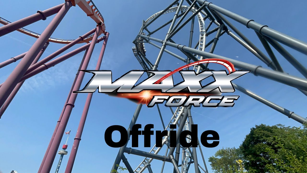 Maxx Force Offride | Six Flags Great America 2023 - YouTube