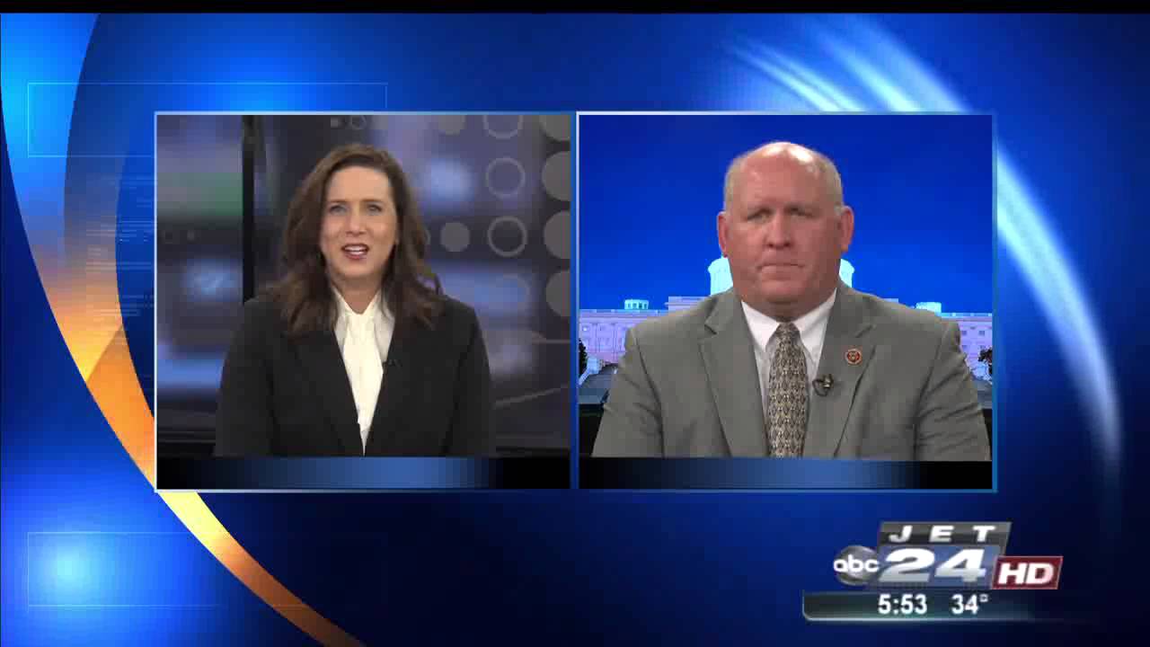 Thompson while in Erie appears on WJET TV to discuss NSA, recent budget ...