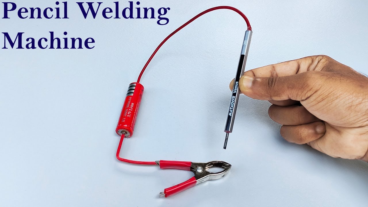 How To Make a Simple Pencil Welding Machine At Home With Charger | Diy ...