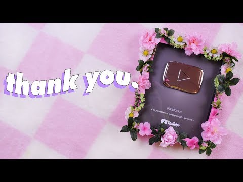 SILVER PLAYBUTTON UNBOXING (and making it cute) ♡ - YouTube
