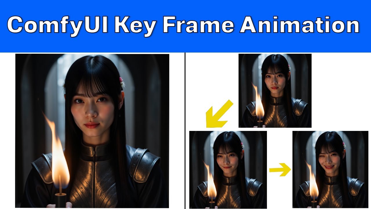 ComfyUI: How to Create Keyframe Animation with Face Control Rig | Advanced Live Portrait - YouTube