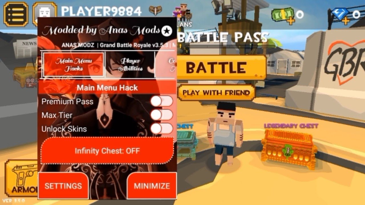 Grand Battle Royale Mod Menu v3.5.3 || ANAS GBR YT - YouTube
