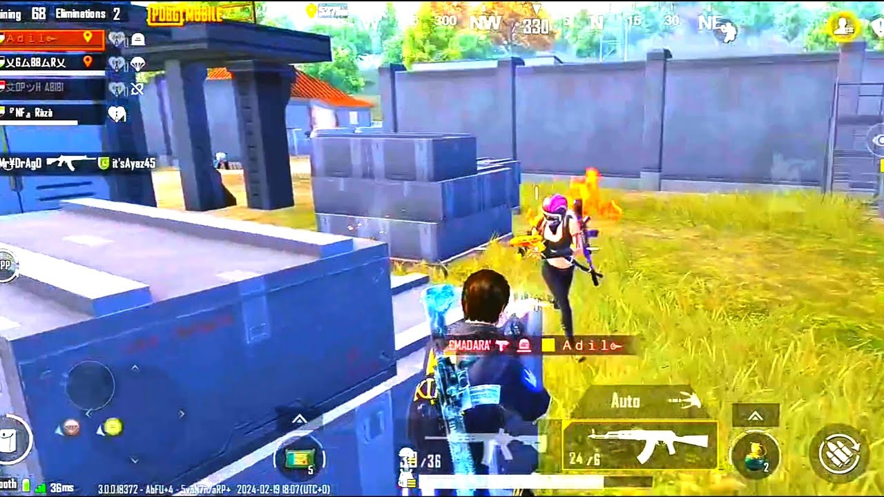 Pubg Mobile Best Rush Gameplay Pubg Mobile New Gameplay Youtube