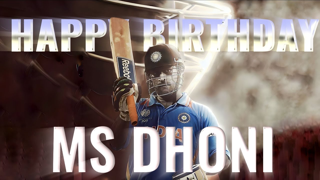 Dhoni birthday WhatsApp status 2023 | HBD MS Dhoni | MSD birthday ...