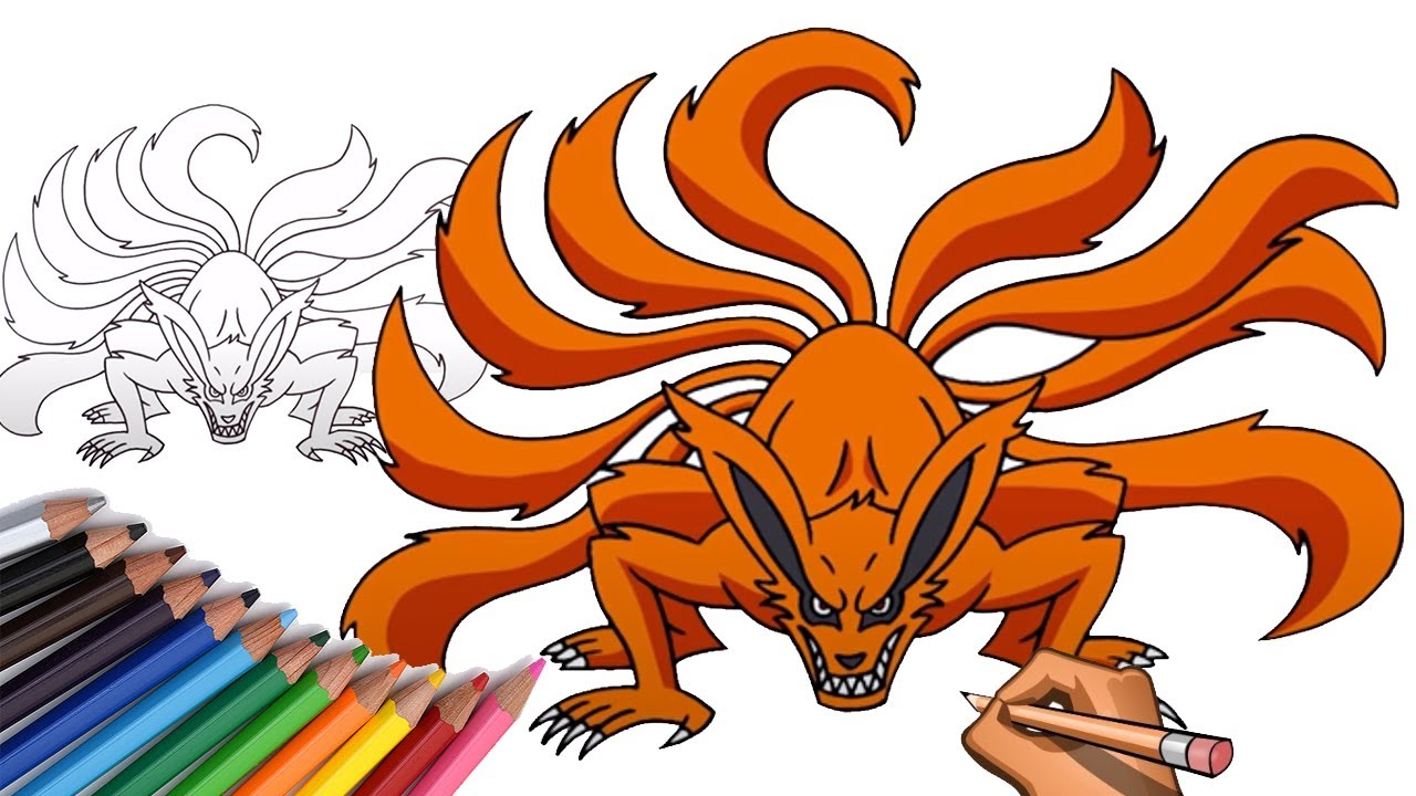 How to Draw Kurama | Naruto (Art Tutorial) - YouTube