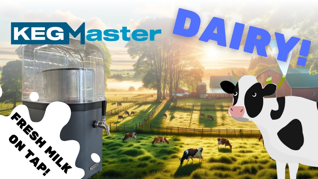 Fresh Milk On Tap with The KegMaster Mini! - YouTube