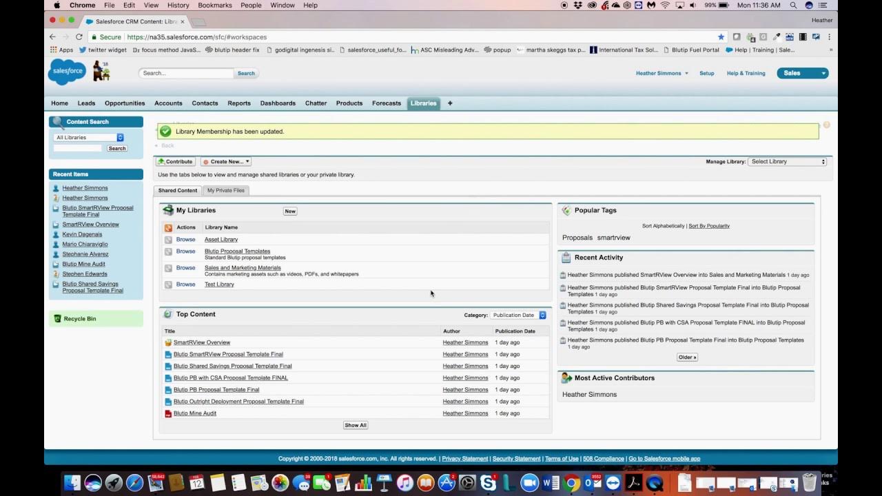 Create Libraries and Content in Salesforce - YouTube
