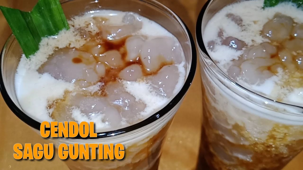 CENDOL SAGU GUNTING, Bahannya murah mudah didapat, resep cendol mantap ...