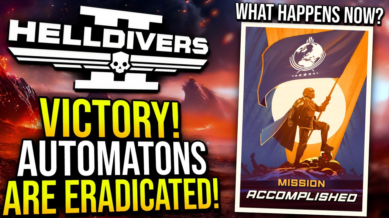 Helldivers 2 - We Completely Destroyed The Automatons! Now What? - YouTube
