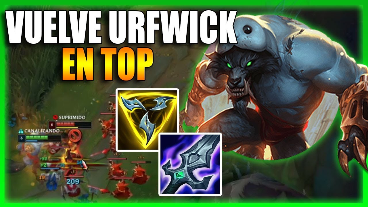 💥 VUELVE URFWICK A TOP PARA REVENTAR LA PARTIDA!! | gameplay WARWICK ...