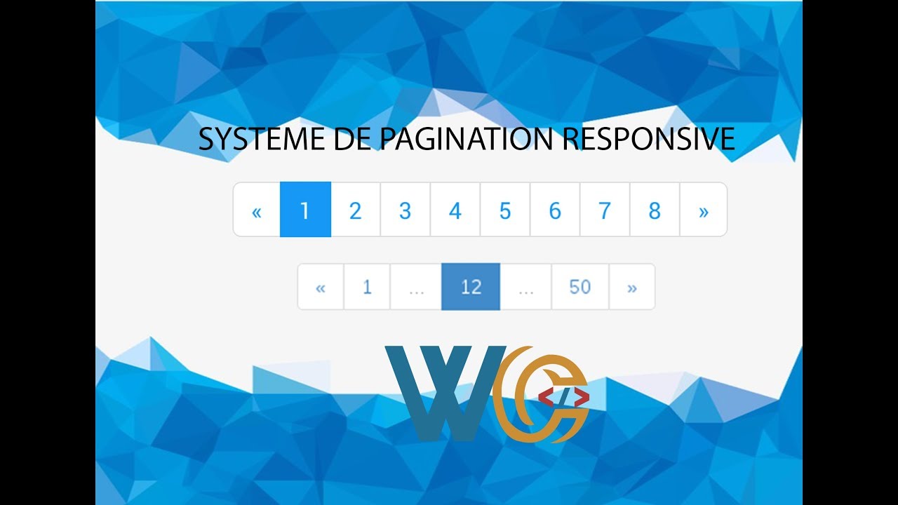 TUTO PHP : CREATION D'UN SYSTEME DE PAGINATION RESPONSIVE - YouTube