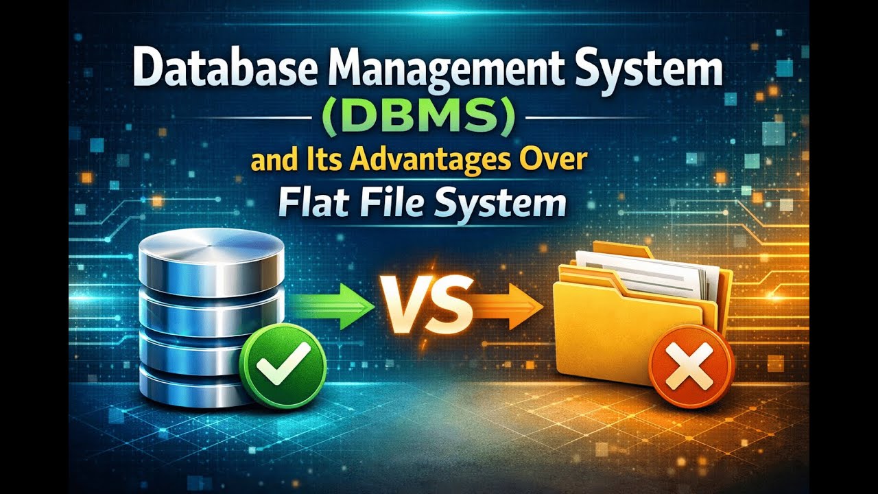 Database Management System (DBMS) vs Flat File System | Class IX ...